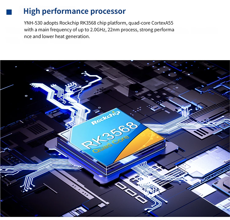 Quality High-Performance RK3568 Board with 4K Decoding Resolution Featuring 8 Serial for sale