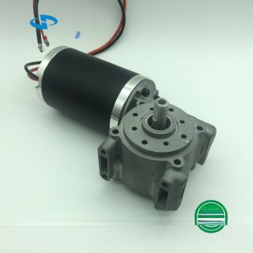 Quality 63WG.63ZYT 12V 24V DC Worm Drive Gear Motor Option with Optical Encoder 100cpr for sale