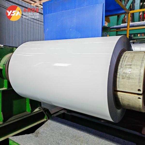 Quality Coating Thickness PVDF 25 Micron 1050 1060 Aluminum Coil Stock for sale