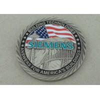 Quality Copper Stamped Personalized Coin , 1 1/2 Inch Silver Plating And 3D Proof Coin for sale