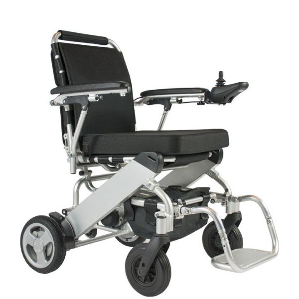 Quality Lithium Battery Portable Foldable Electric Wheelchair Elderly Use Lightweight Power for sale