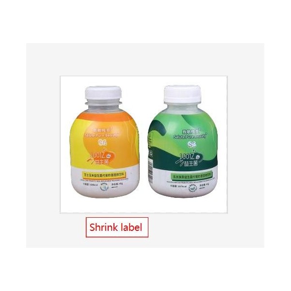Quality Waterproof Shrink Sleeve Labels for Flavoring Label in White BOPP/PE/PP/PVC/PET for sale