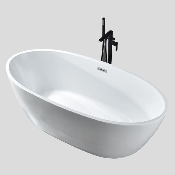 Quality 1700mm Eco Acrylic Dropin Bathtubs Alcove Ant Slip Personalised for sale