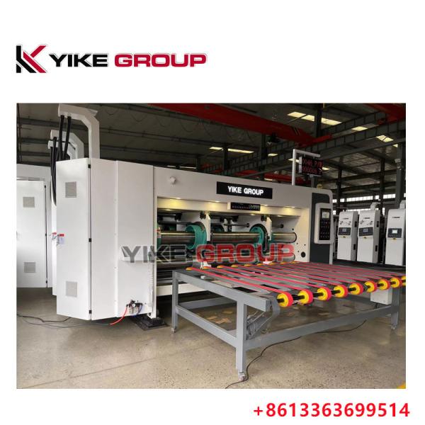 Quality Automatic Lead Edge Flexo 4 Color Printer Slotter Diecutter Machine ISO CE Listed for sale