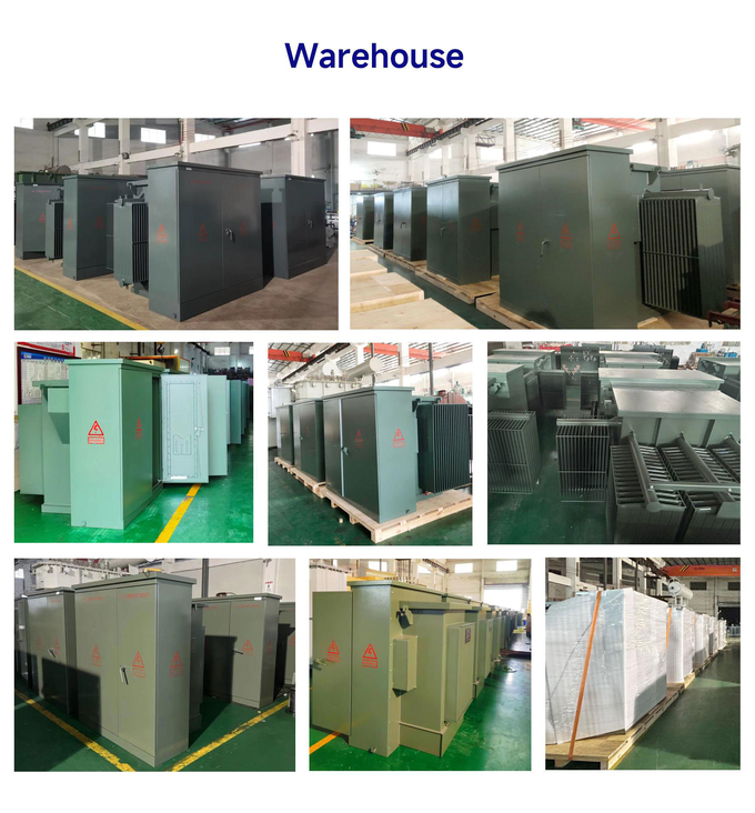 500 Kva 3 Phase Pad Mounted Power Distribution Transformer Dual Voltage  12470V & 4160V UL Certified 3