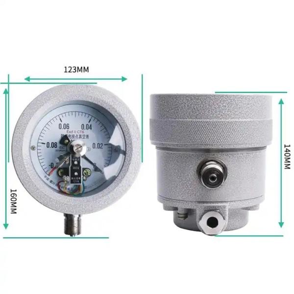 Quality YTX-100B Electric Contact Pressure Gauge Explosion Proof With 1.6MPa Switch for sale