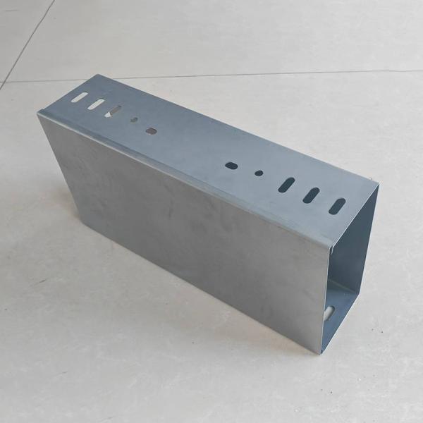 Quality Customized Groove Galvanised Steel Cable Tray Punched Perforated Trough for sale