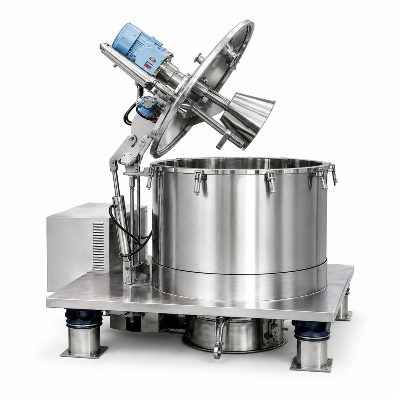 Quality Crystal Dewatering and Automatic Batch Separation Scraper Bottom Discharge for sale