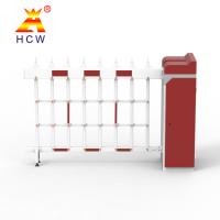 Quality Intelligent Parking Lot Airborne Boom Barrier 160W Brushless DC Motor Fence Type for sale