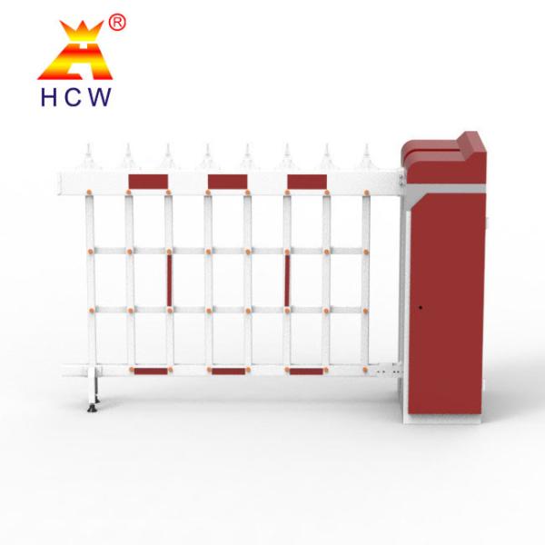 Quality Intelligent Parking Lot Airborne Boom Barrier 160W Brushless DC Motor Fence Type for sale