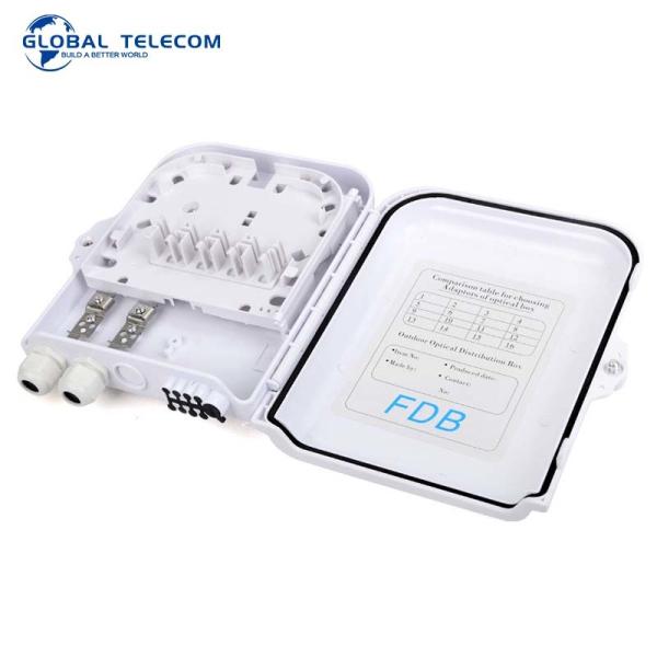 Quality Cto Nap Fiber Optic Distribution Box , 8 Core Ftth Fiber Termination Box for sale