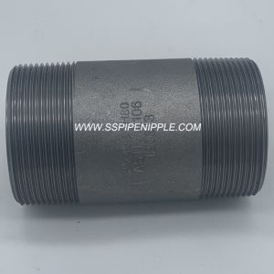 Quality Casting Black Pipe Nipple Male Female Connection Stable Performance for sale