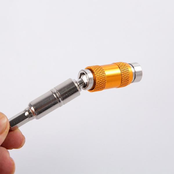Quality Electroplated Pivoting Bit Tip Holder for 89MM 1/4HEX Forged Chrome Vanadium for sale