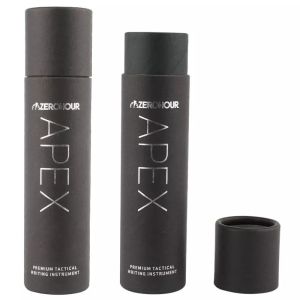 Quality Black Kraft Paper Tube Packaging Recyclable Cardboard Cosmetic Food Container for sale