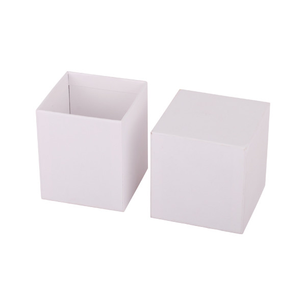 Quality 2mm Square Scented Candle Packaging Box White Art Paper Embossing for sale