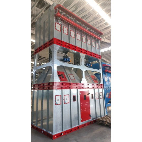 Quality 1000-100000 CMH Pulse Bag Dust Collector With PLC Control Jet Dust Collector for sale