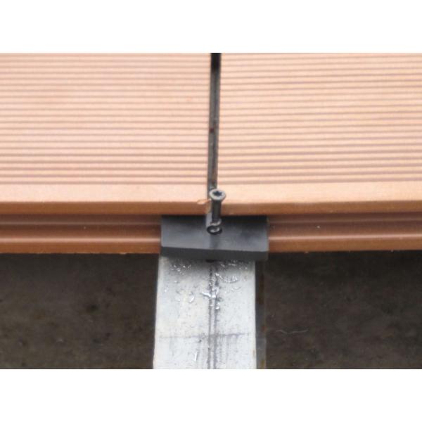 Quality Wood Plastic Composite WPC Decking Clips with Stainless Steel and Wood Grain for sale