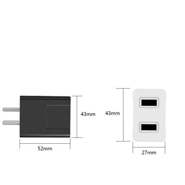 Quality Quick Charge 3.0 Usb Wall Charger 30w  Fast Charging Dual Usb Ac Power Adapter Australia for sale