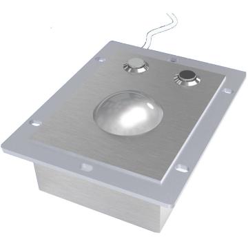 Quality Stainless Steel Rugged Industrial Trackball Mouse Waterproof for sale