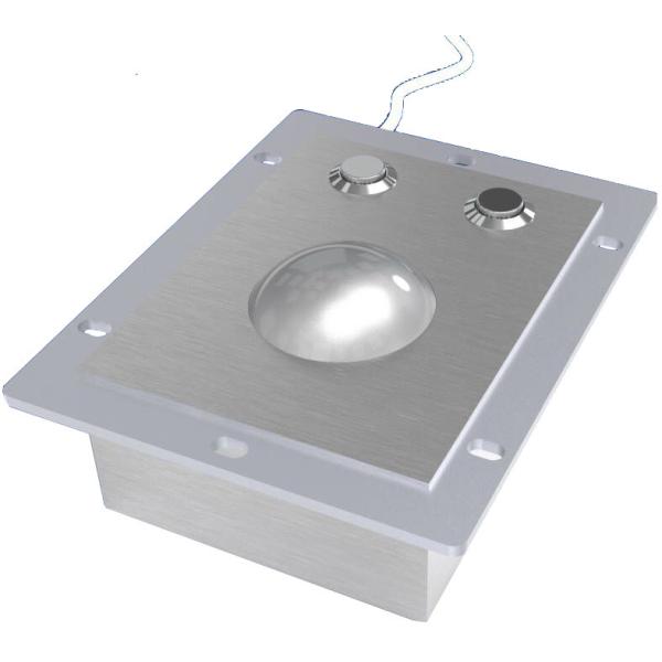 Quality Stainless Steel Rugged Industrial Trackball Mouse Waterproof for sale