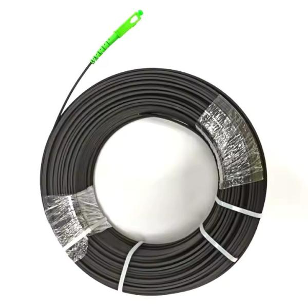 Quality Simplex Single Mode G657a Fiber Optical Patch Cord Fiber Optic Drop Cable SC UPC for sale