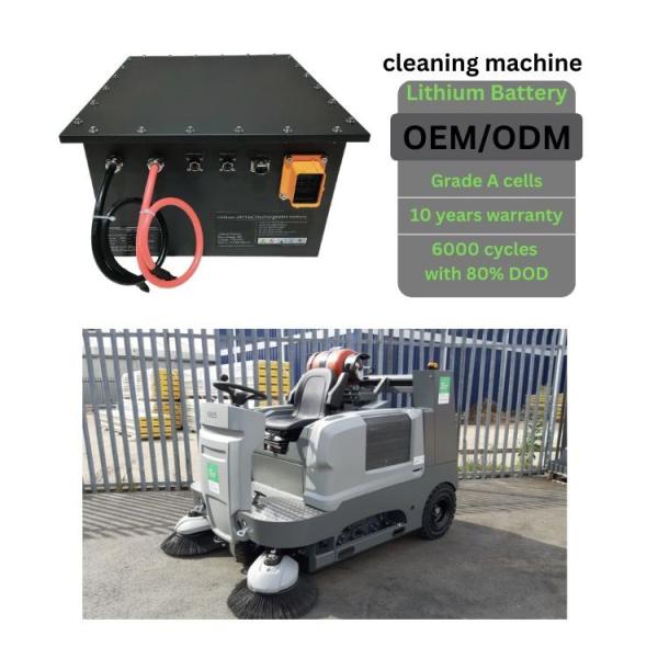 Quality 25.6V314Ah Custom Lithium Battery Street Cleaning Machine Electric Sweeper Battery for sale