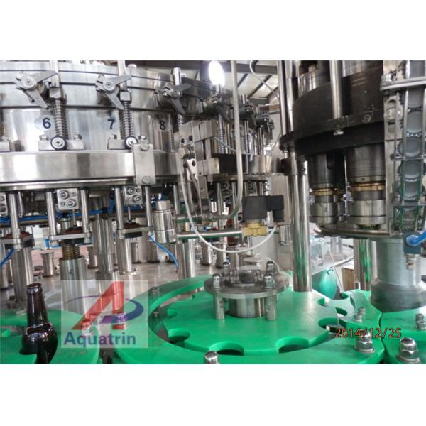 Quality Automatic Capping 100KVA Glass Bottle Filling Machine For Liquid Drinks for sale