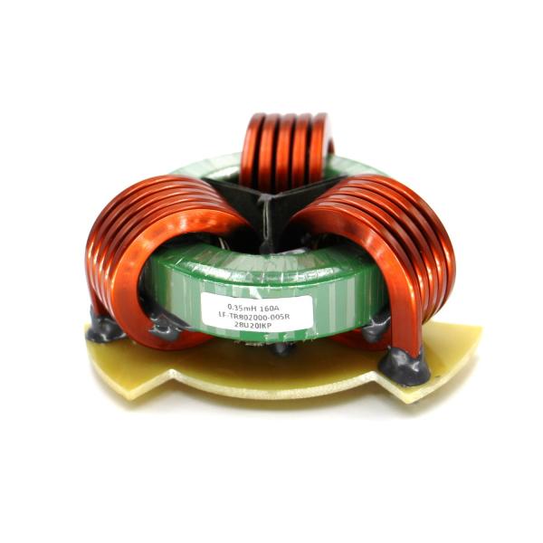 Quality Horizontal Three Phase Common Mode Choke Coils with Flat Wire Vertical Winding for sale