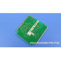 Quality Hybrid PCB on RO4350B and FR4 , RT duroid 5880 materials for sale