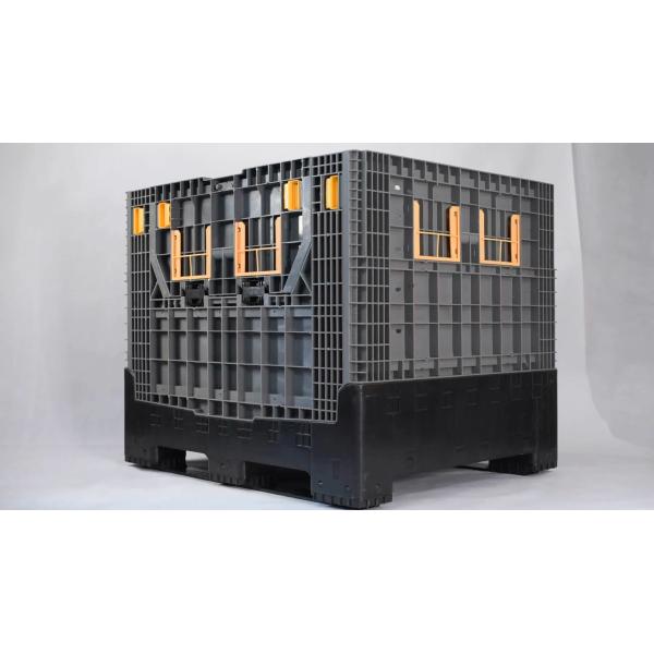 Quality Cheap pallet box Large Stackable auto parts Plastic pallet box collapsible for sale