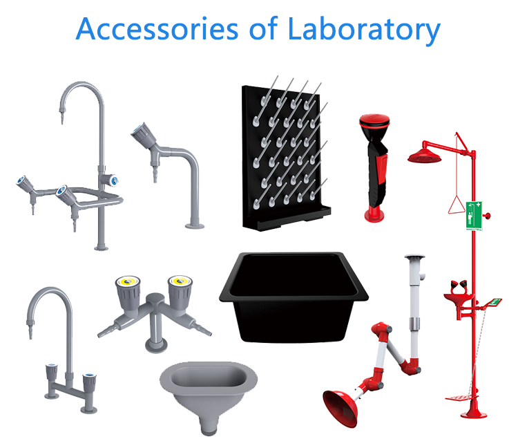 School Commercial Laboratory Furniture Type and Commercial Lab Table, Island Lab Bench With Cabinets/
