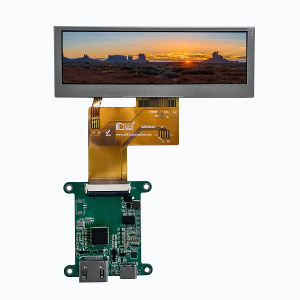Quality Full Viewing 3.9 Inch HDMI TFT LCD Display 480*128 Touch Screen Wide Temperature And High Brightness for sale