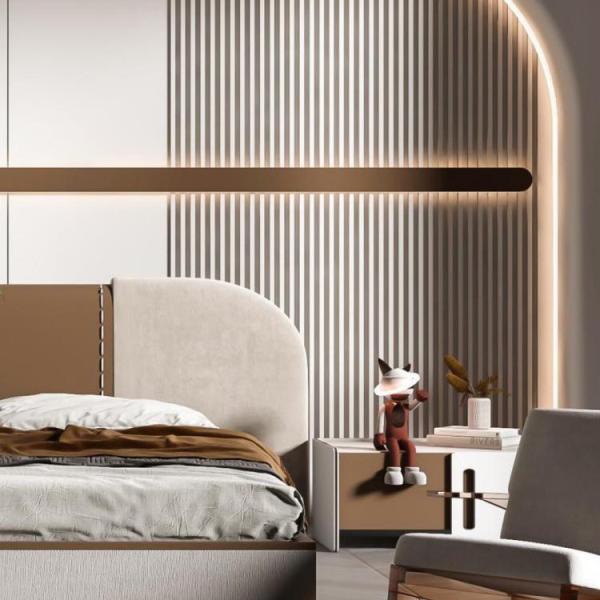 Quality Wood Plastic Composite Cladding Fluted Wall Board WPC Interior Wall Panel for sale
