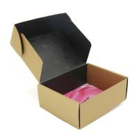 Quality Garment Clothing Corrugated Cardboard Folding Boxes With Logo Customized Shape for sale