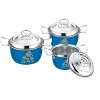 Quality 16 - 20cm Stainless Steel Pots And Pans Set High Polishing ECO - Friendly for sale