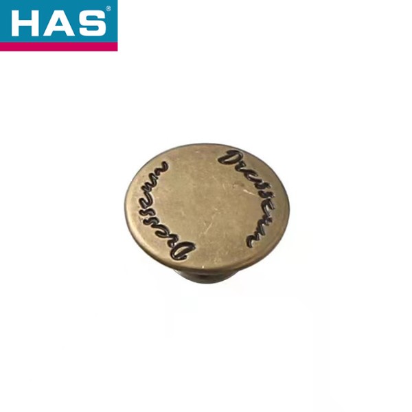 Quality 17mm Brass Snap Buttons Round Metal Rivet Buttons Customized for sale