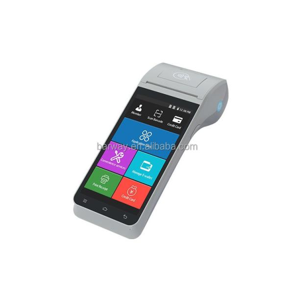 Quality 5.5 Inch Touch Screen PDA NFC Android Mobile Handheld POS Terminal Mini POS for sale