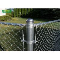 Quality Portable Low Carbon Steel Wire Diamond Chain Link Fence for sale