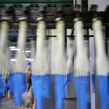 Quality 380V Nitrile Disposable Medical Gloves Production Line for sale