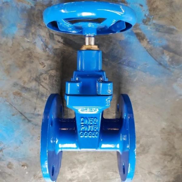 Quality QT450 DN50 Non Rising Stem Gate Valve Soft Sealing Elastic Seat for sale