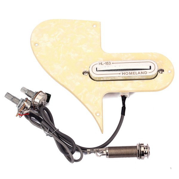 Quality Plastic Cover Single Coil Mandolin Pickup Pickguard Pickups 3 Ply for sale
