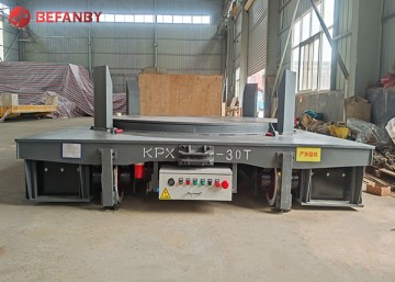rail transfer 30 ton battery operated cart