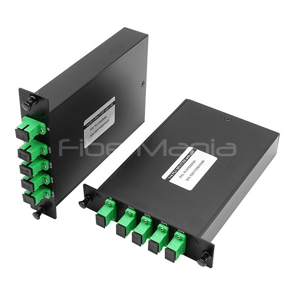 Quality Compact LGX Box PLC Splitter 1x4 For FTTH Passive Optical Network for sale