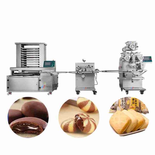 Quality OEM 4.5kw Stuffed Cookie Machine Automatic Cookies Making Machine for sale