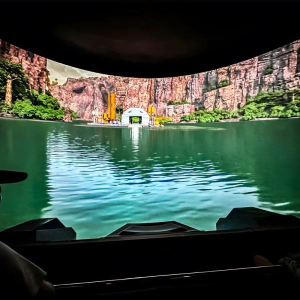 Quality Northern Lights Simulator Cinema 5d Visual Motion Immersive Orbital Cinema for sale