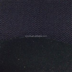 Quality Black 100% Nylon Coated 210D PVC Fabric for Bag Manufacturing Material for sale