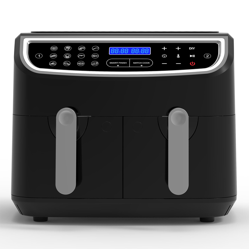 Quality Dual Basket Air Fryer Visible Transparent Window Two Zone Technology for sale