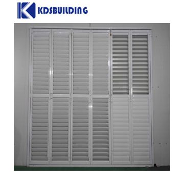 Quality Slide Door Wood Color Aluminum Windows Antique Blind Shade Window Shutter For for sale