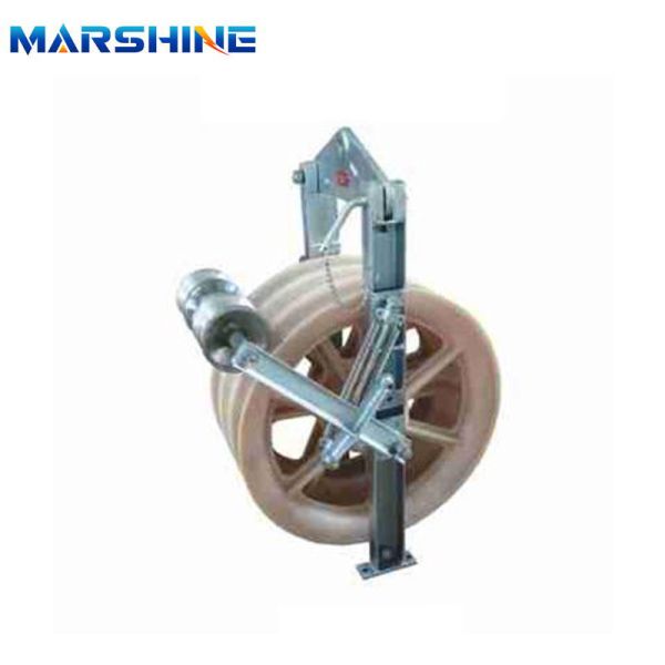 Quality Grounding Roller Stringing Block With Anti-Static Aluminum Alloy Cable Block for sale