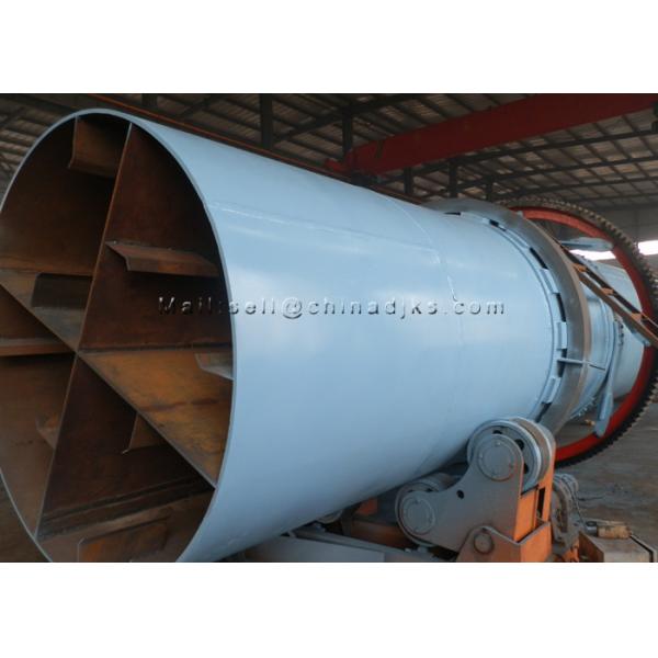 Quality Carbon Steel 8mm Thickness 500kg/H Industrial Rotary Dryer for sale